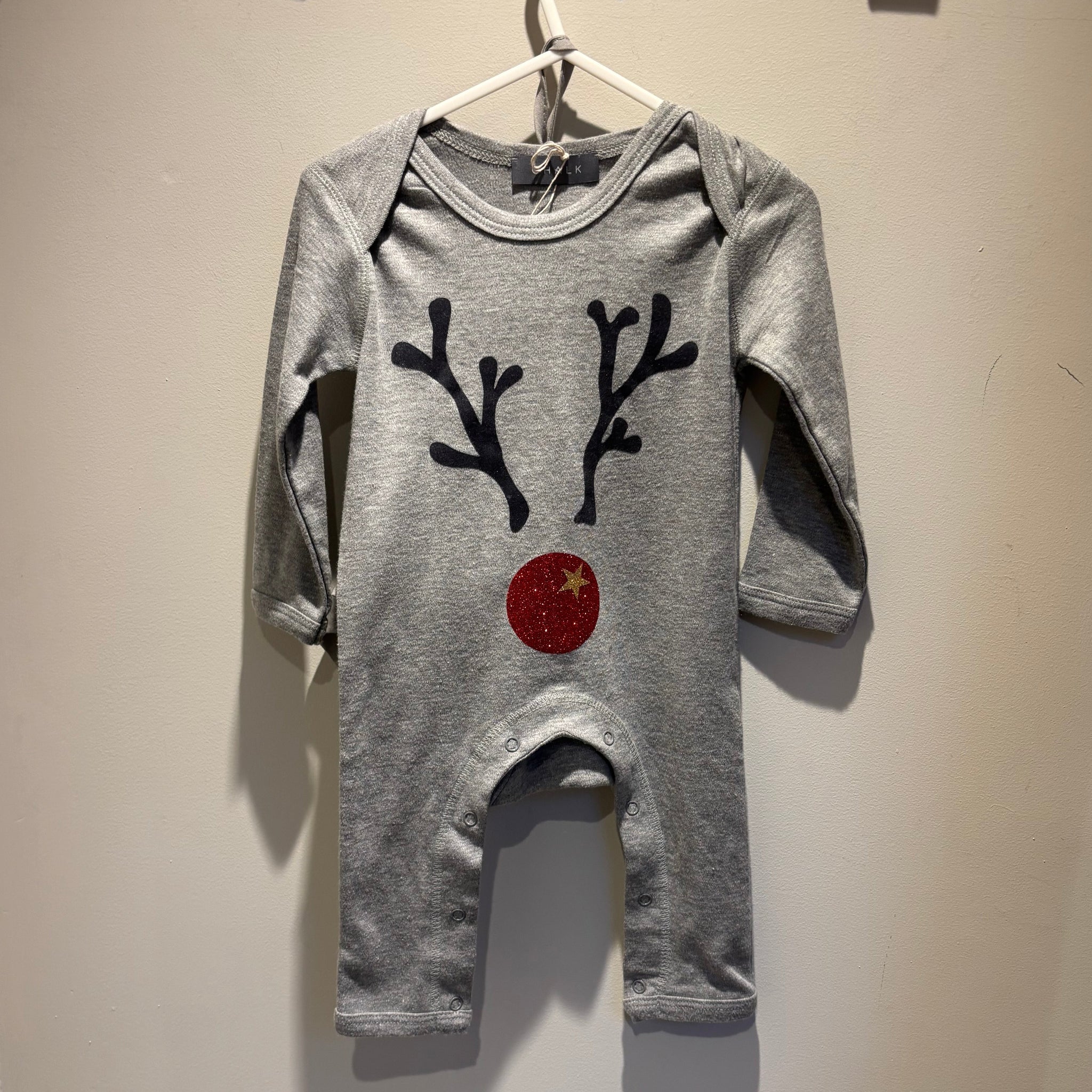 MINI CHALK | REINDEER BABY GROW – The Salcombe Trading Company